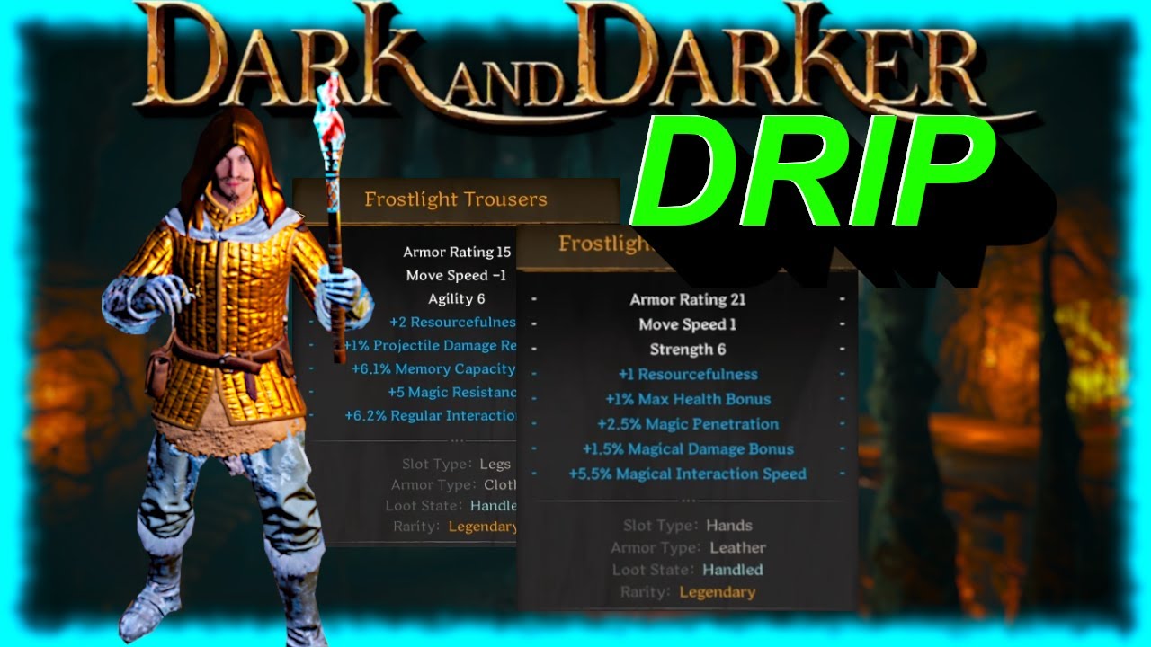 GOLD FROST BARD | Dark and Darker - YouTube