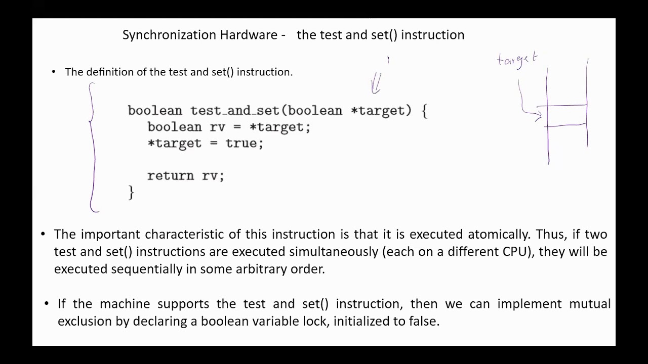 OS Synchronization Hardware - YouTube