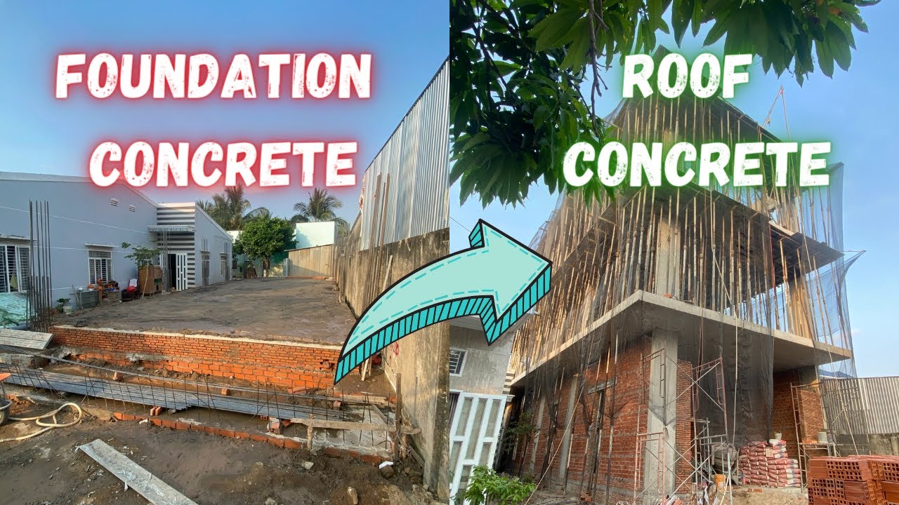 Building Construction Work | house construction step by step CONCRETE ...