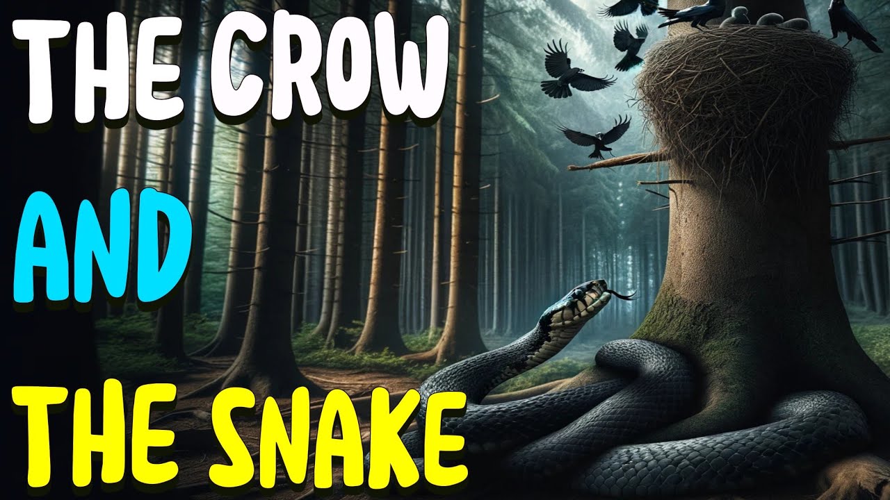 Crow and The Snake | Kids Fairy Tales | Learning English | Moral of the ...