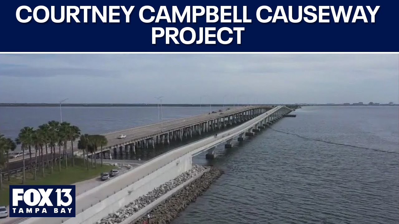 Courtney Campbell Causeway project - YouTube