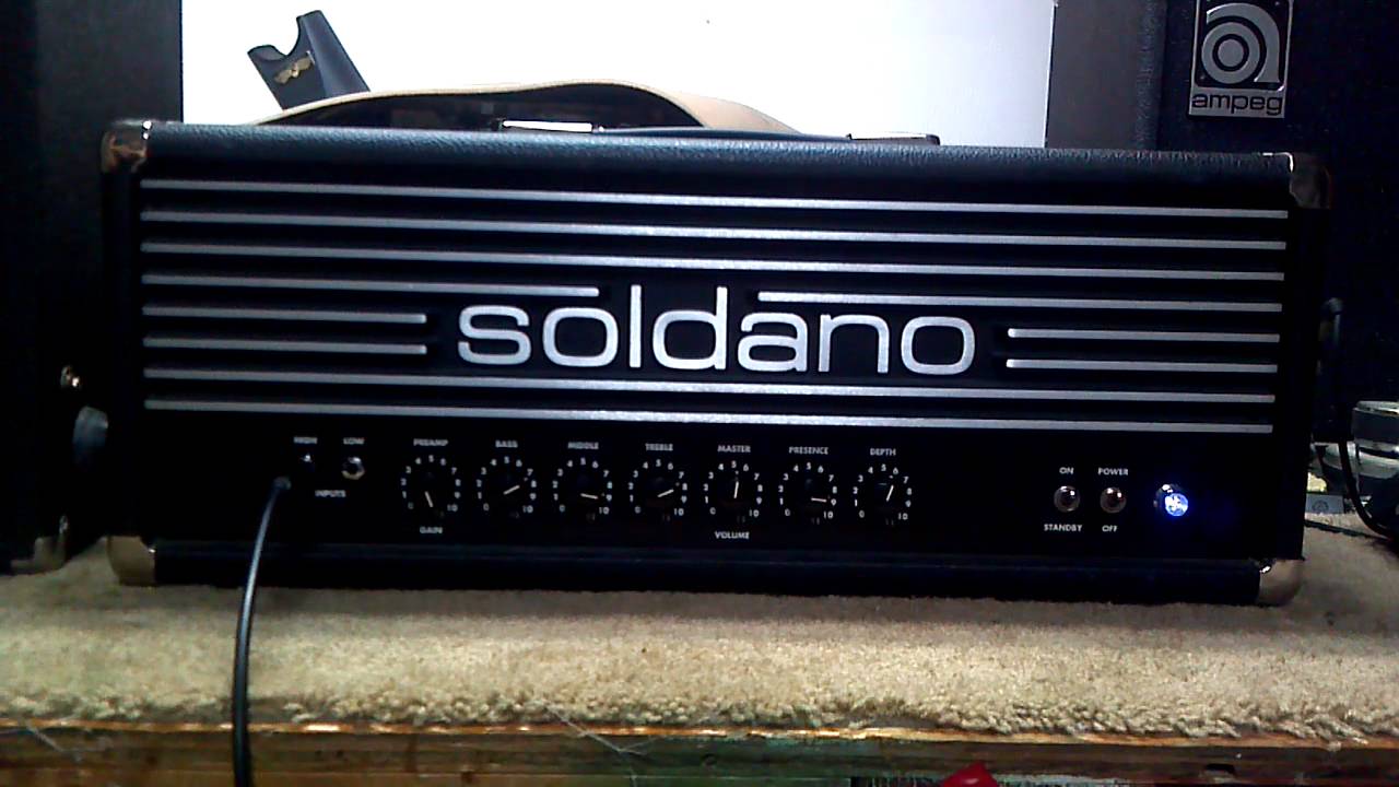 Soldano Avenger 100 tube head! - YouTube