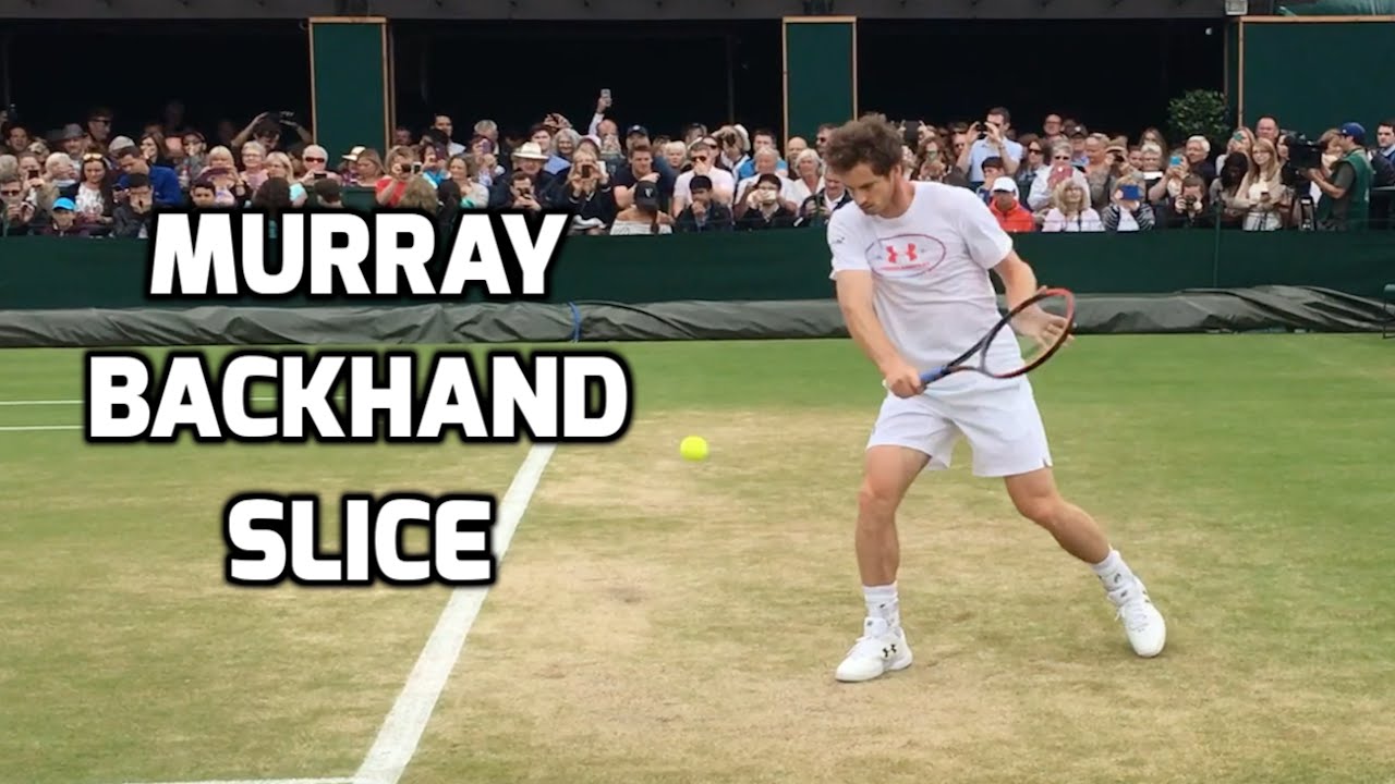 Murray Backhand Slices SlowMo - YouTube
