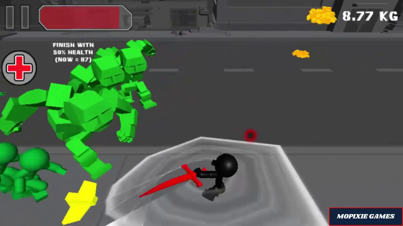 Stickman sword Fighting 3D - Detroit hills Game Walkthrough 1 - YouTube