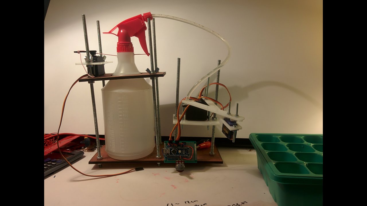 PlantBot - The Plant Watering Robot - YouTube