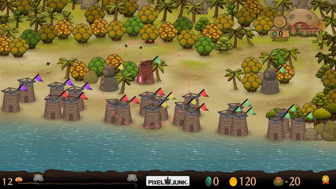 PixelJunk Monsters (PC) - Apocalypse Prolapse Achievement - YouTube