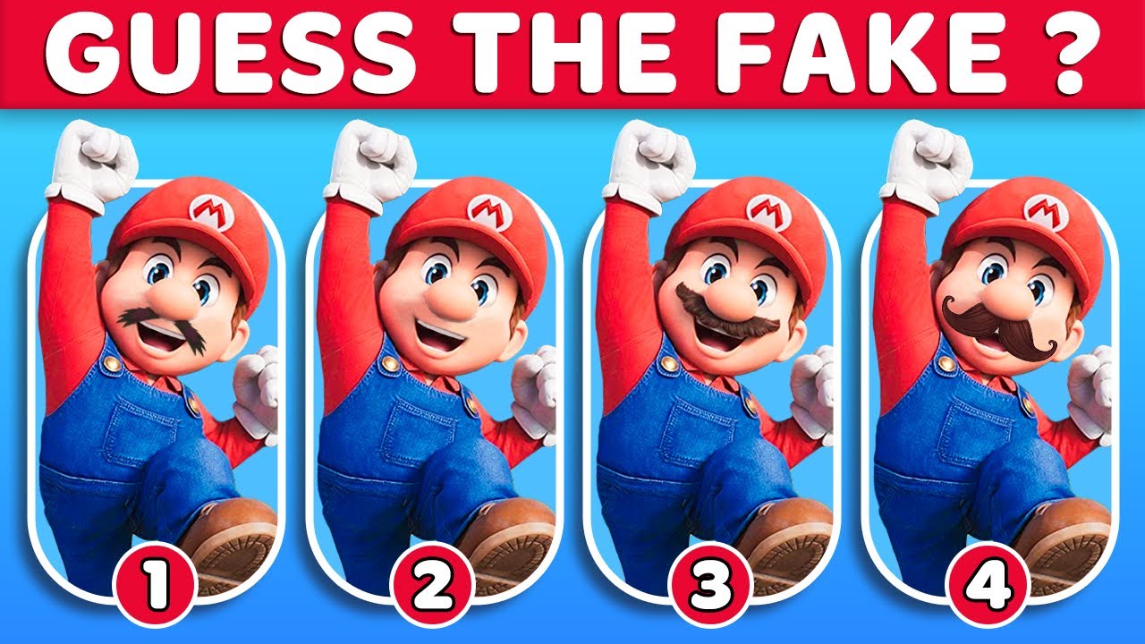 Guess The Movie Character By Their VOICE 🔊? | Super Mario Quiz | Tiny ...