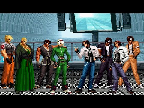 [KOF Mugen] Memorial- Request Match | Lucha Team (Geese, Ryo, Kim, Ash) vs NESTs Kyo Team   [ 4vs4 ]