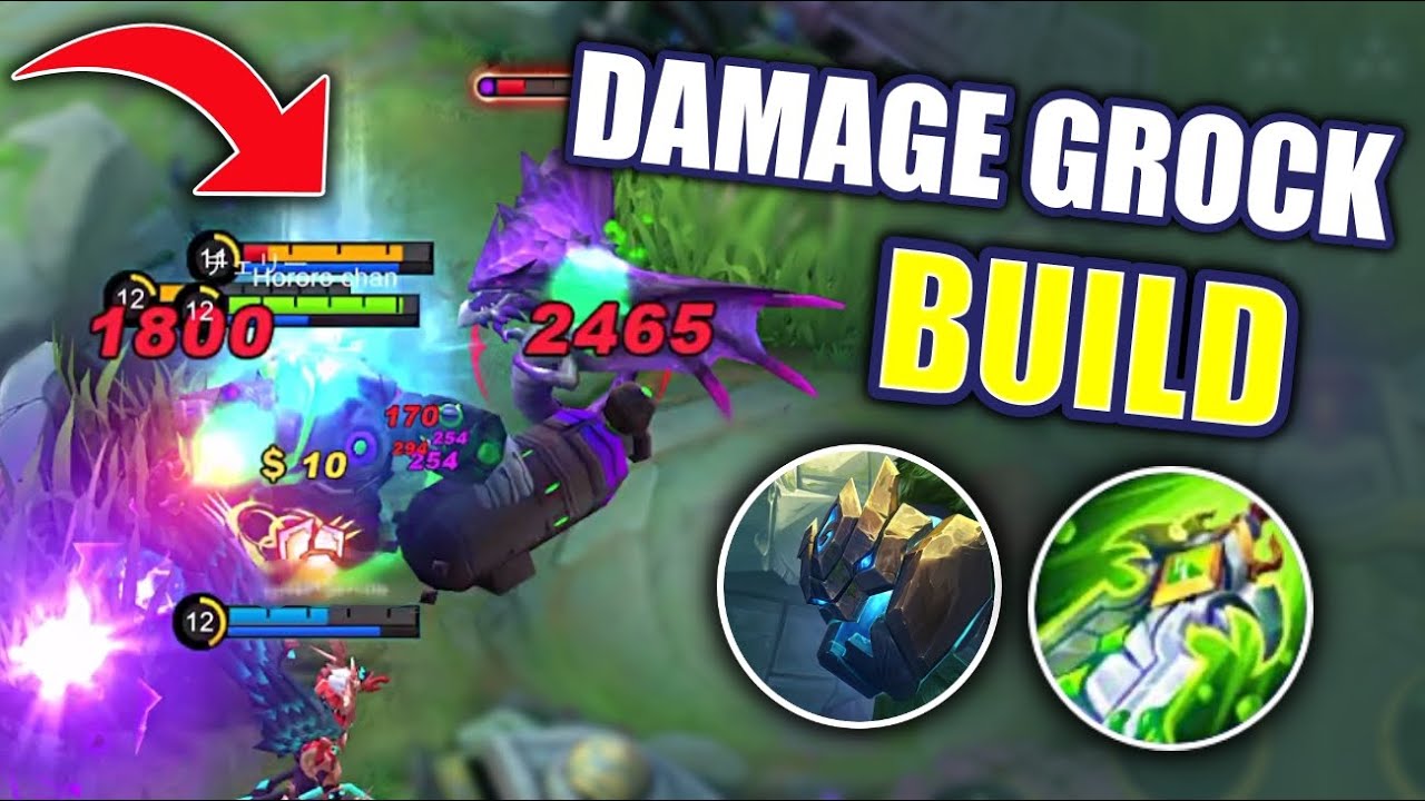 RARE DAMAGE GROCK BUILD - YouTube