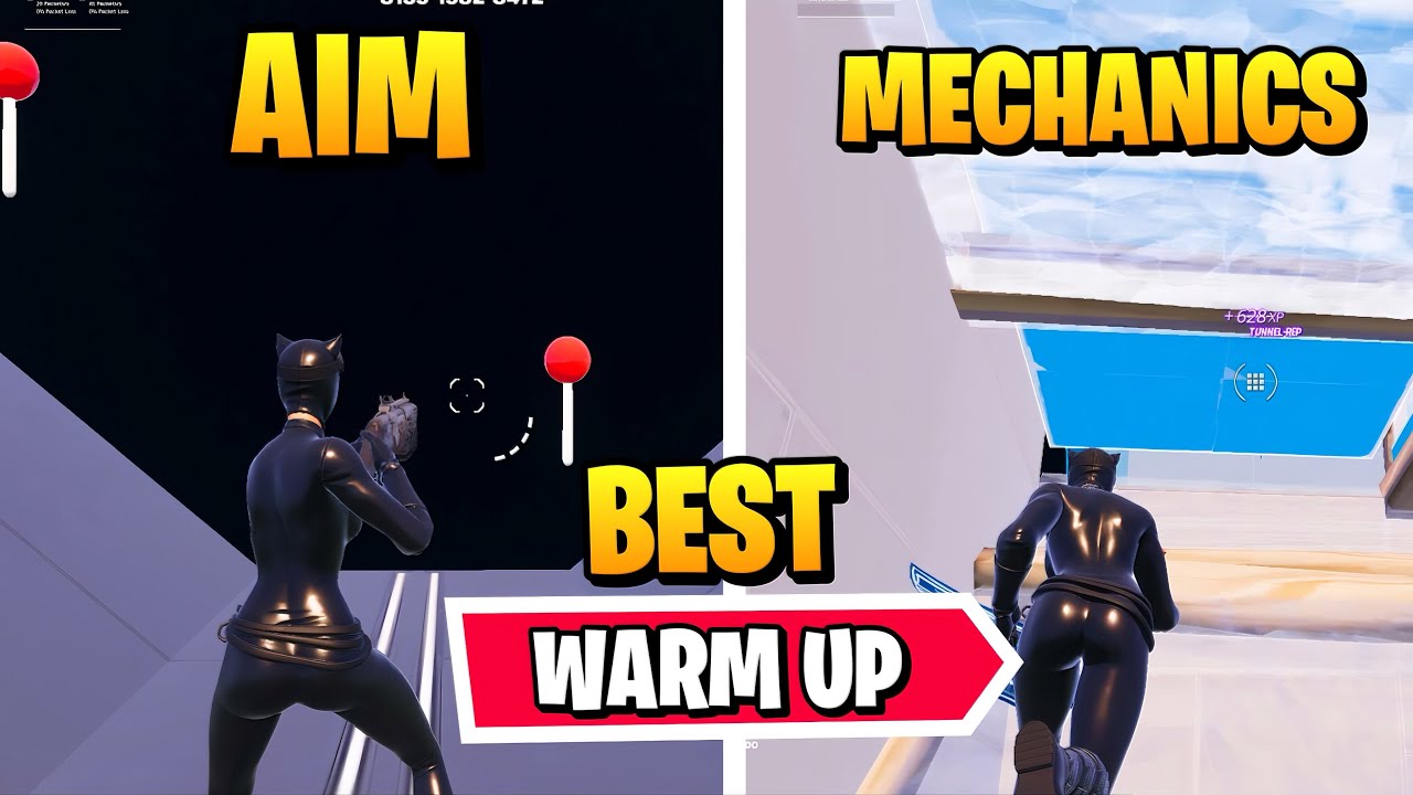 The BEST Warmup Routine To Go PRO In Fortnite (1-8 Hours) - YouTube