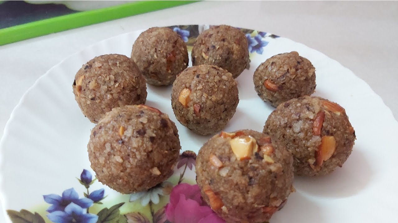 Malida Laddu Recipe || Healthy Wheat Flour Laddu For Kids || RR Tasty ...