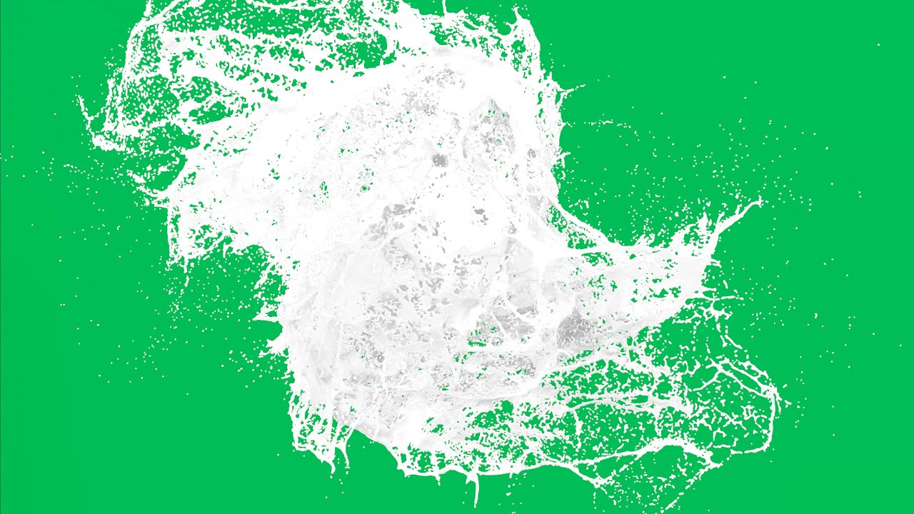 Green Screen Milk Splash Animation | 4K | Global Kreators - YouTube