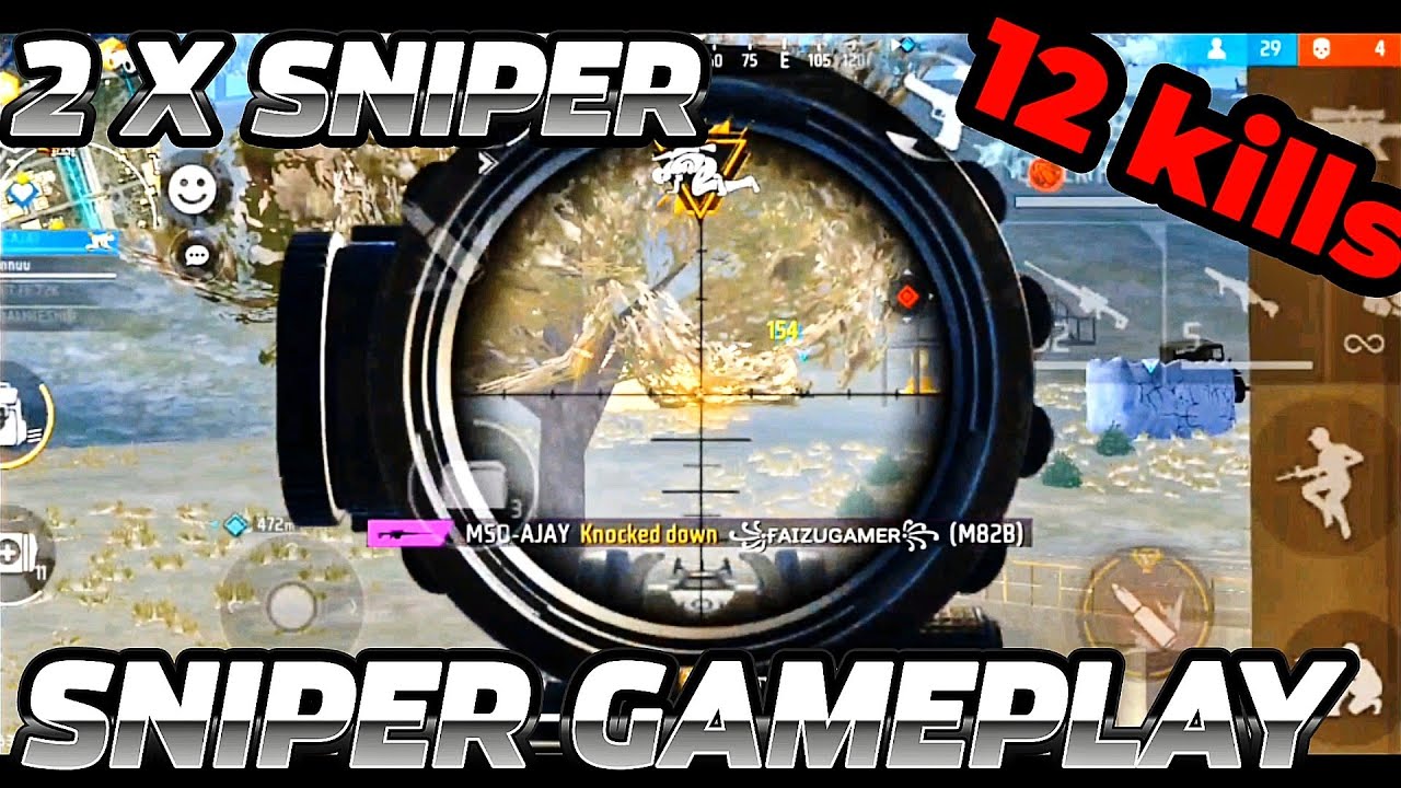 1 V4 ⏩ 1 V 3 💪BR-RANK SNIPER GAMEPLAY 🫡 Double M82B Gameplay - YouTube