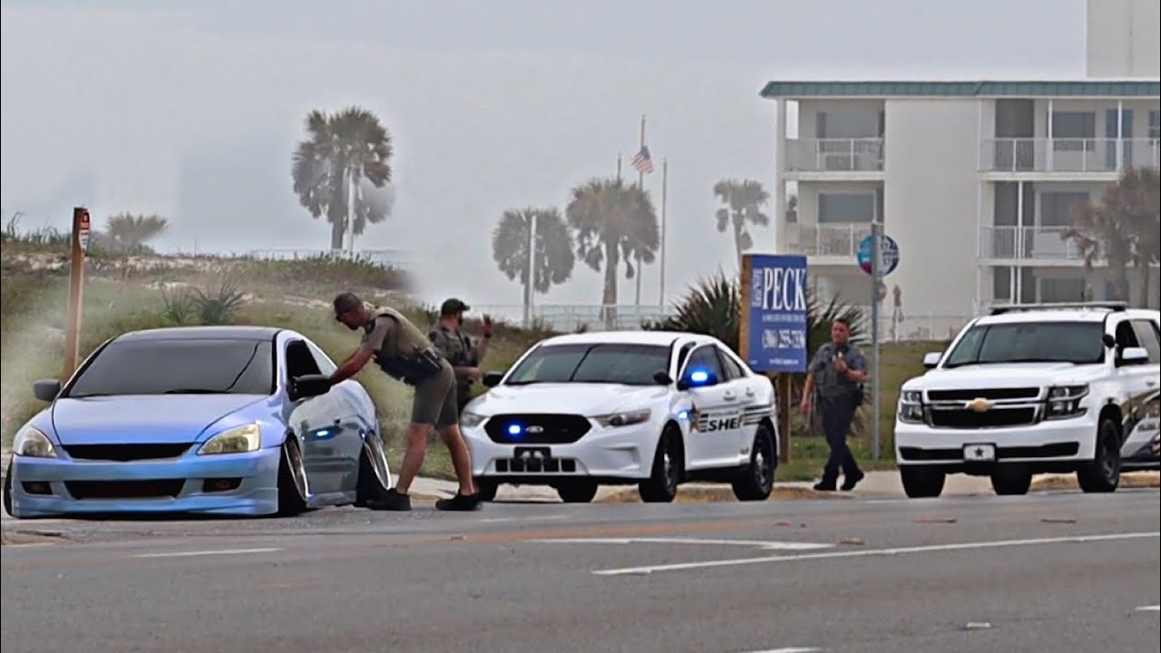 Police Officer Pulls Over Stance Car !! - YouTube