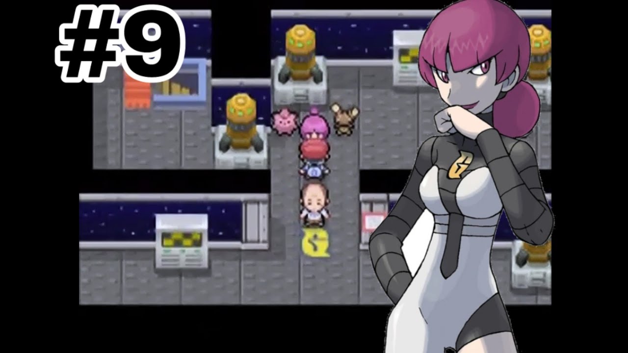 Pokemon Platinum- Team Galactic Eterna Building & Vs Commander Jupiter ...