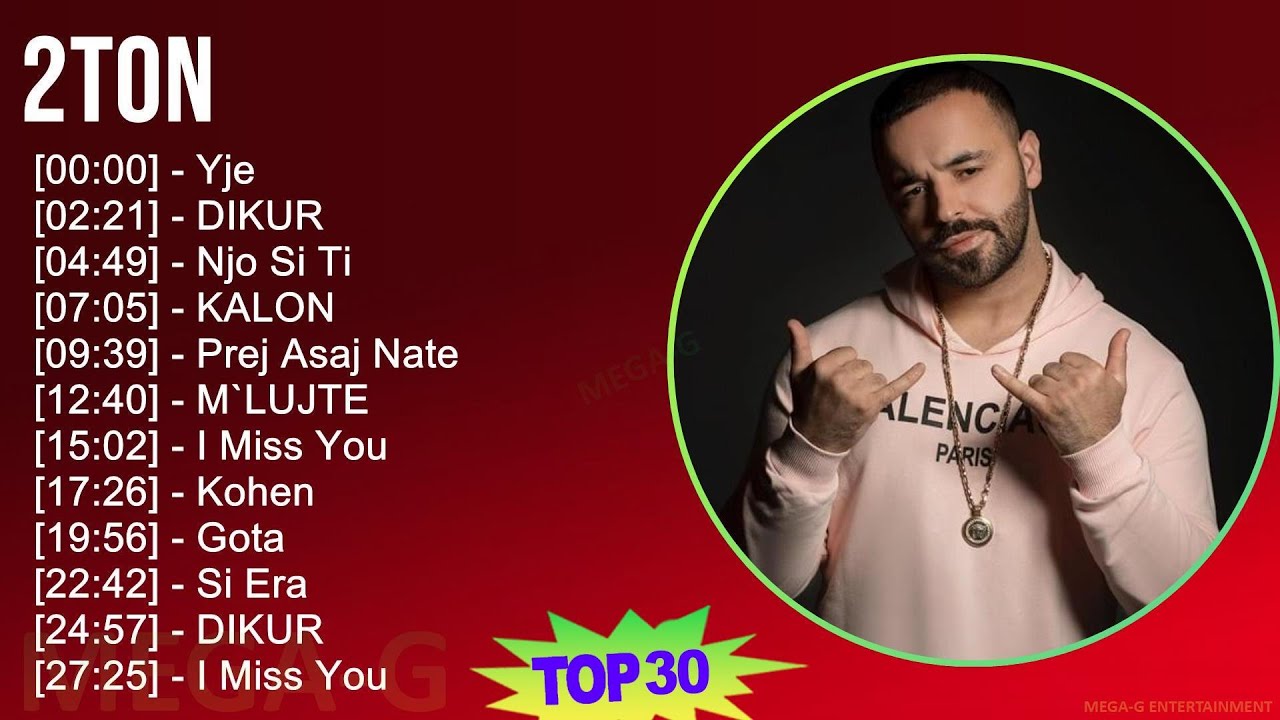 2TON 2024 MIX Favorite Songs - Yje, DIKUR, Njo Si Ti, KALON - YouTube