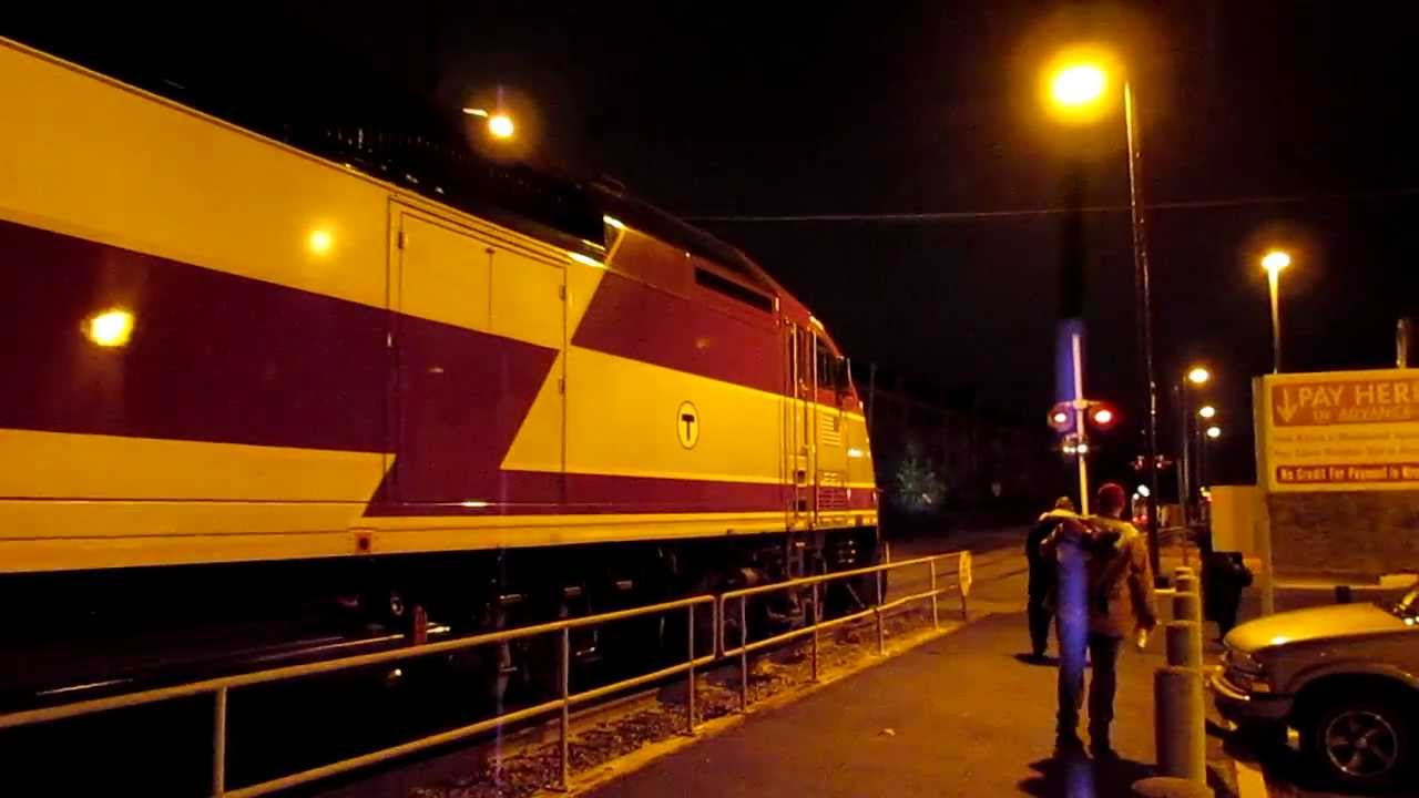 MBTA MP36 #010 Has One Loud Horn! (Lower volume, could hurt eardrums ...