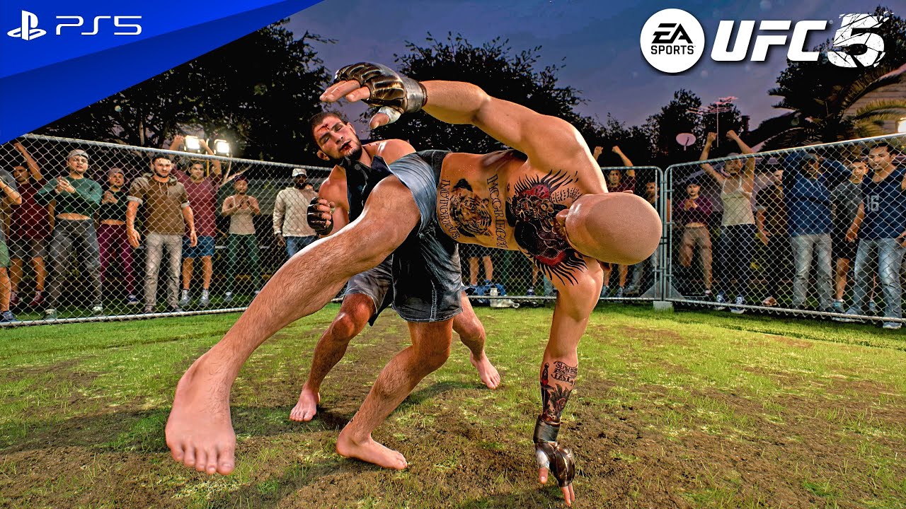 UFC 5 - Conor McGregor vs. Khabib Nurmagomedov - Legendary Back Yard ...