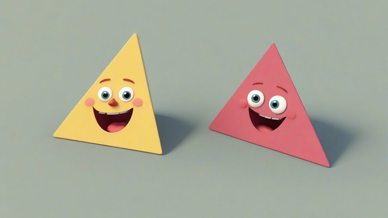 🔺 Learn Triangles! | 🎶 Fun Shape Song for Preschool & Nursery 👶 - YouTube