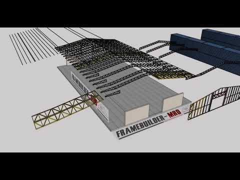 Hybrid light steel frame container structure - YouTube