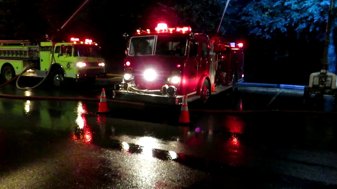 1966 Pirsch Fire Truck MARS Light Demo Fall 2017 - YouTube