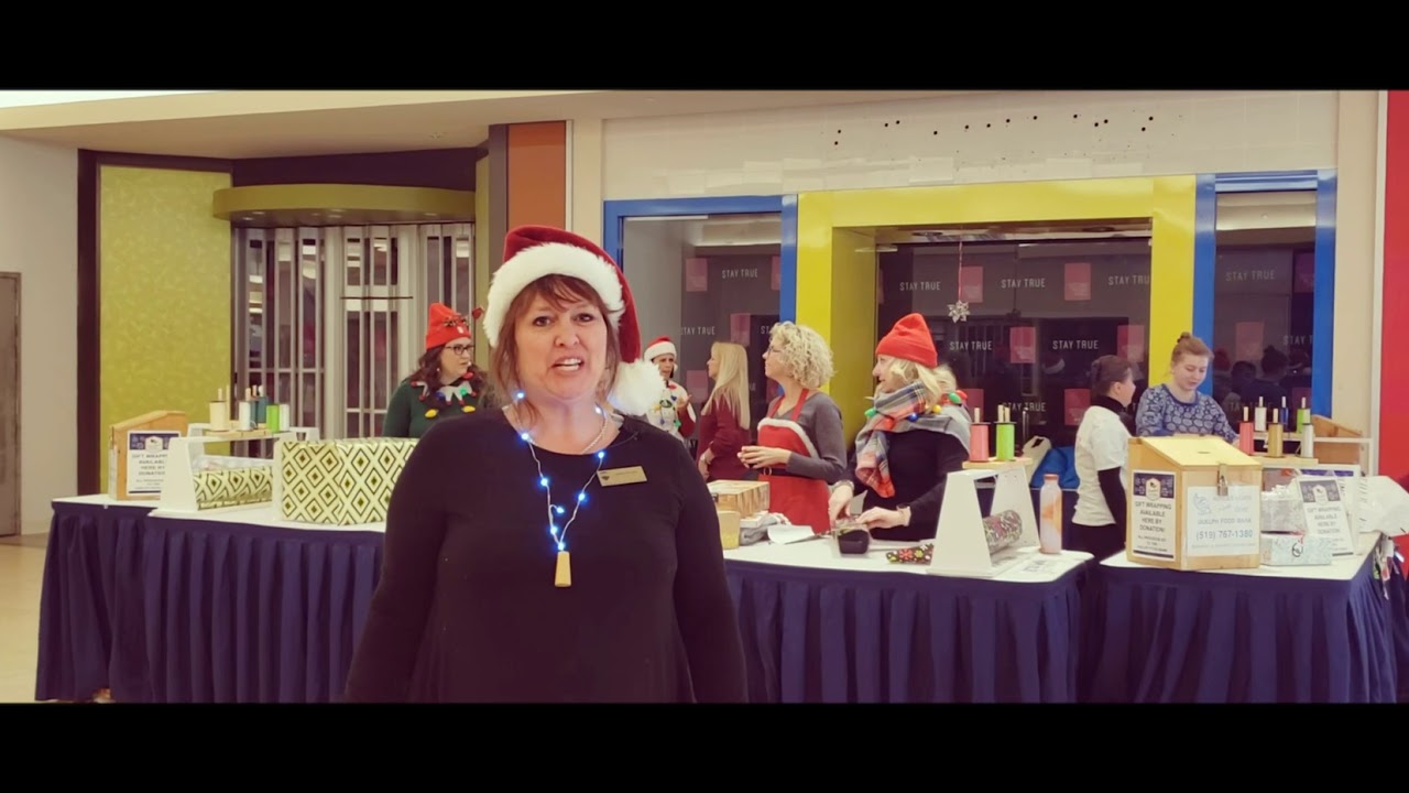 Volunteering for Charity Gift Wrapping for the Guelph Food Bank! Kerry ...