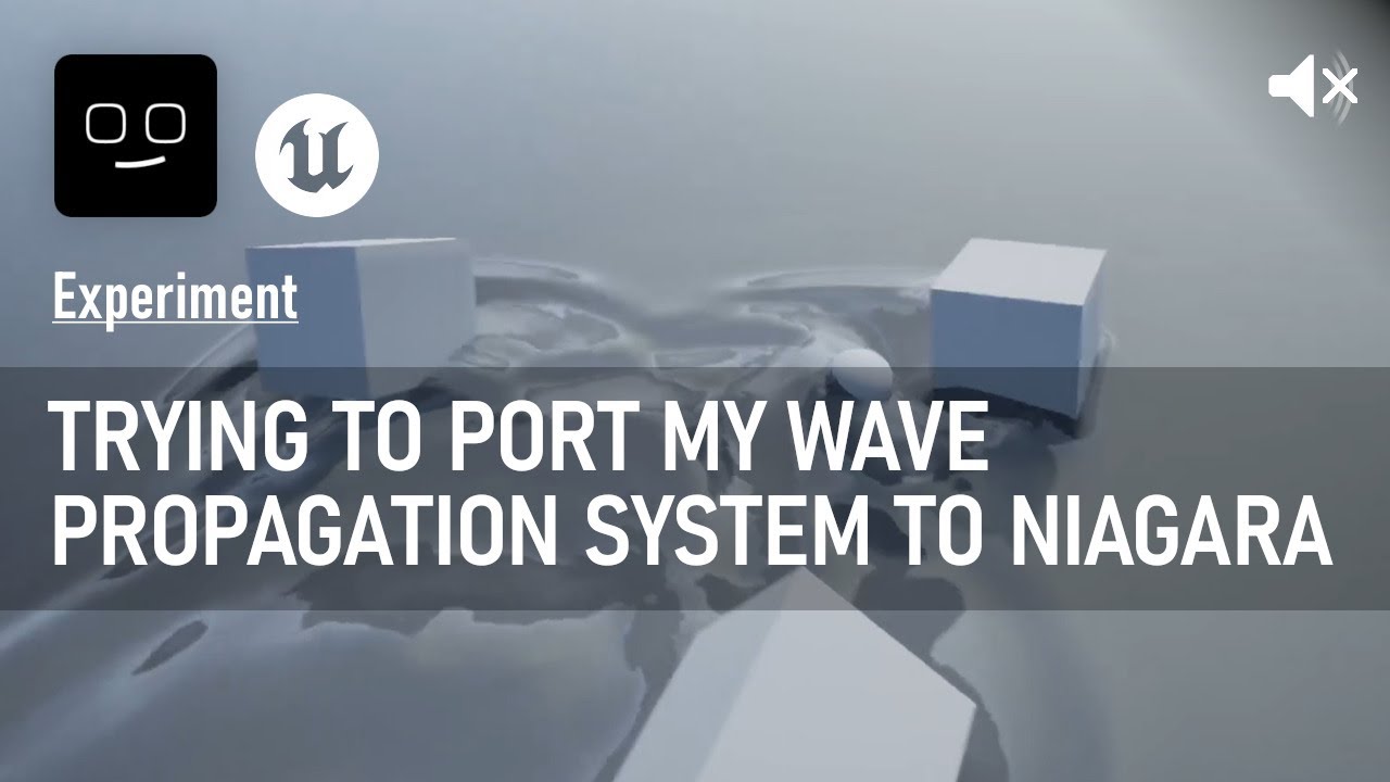 Experimental Niagara-based wave propagation shader - WIP #1 - YouTube