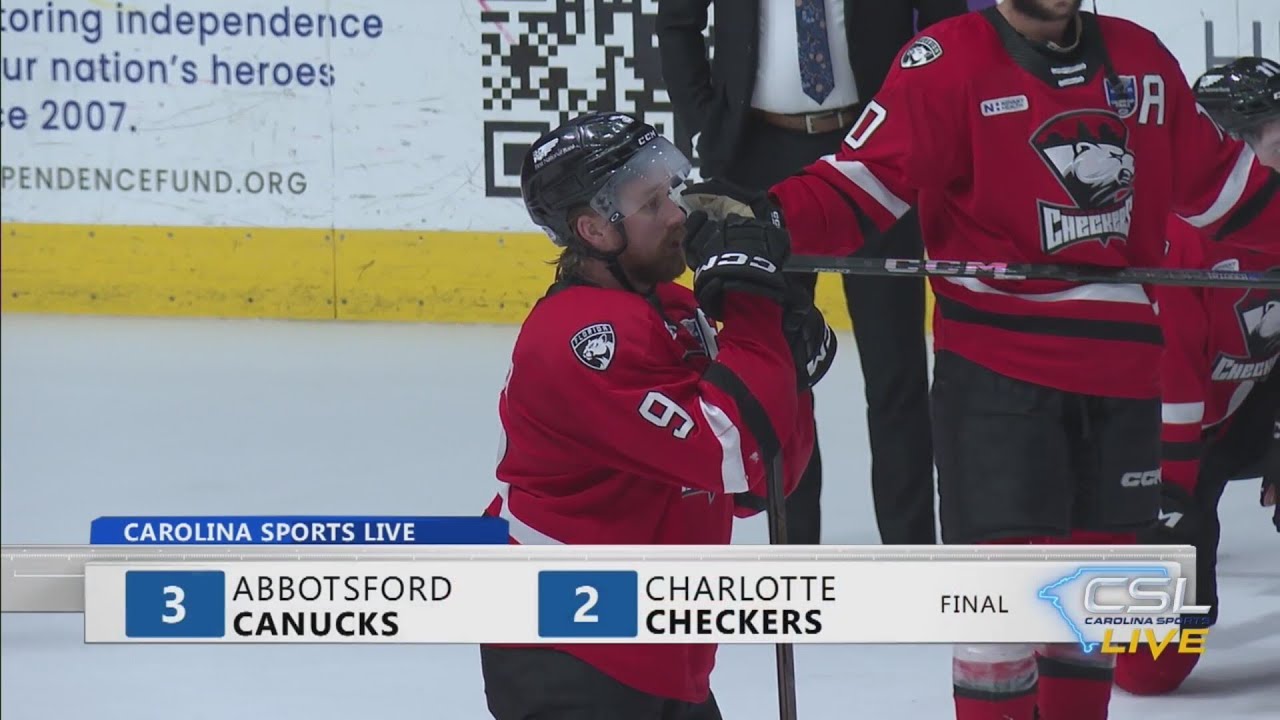 Charlotte Checkers season ends with Game 6 loss to Canucks - YouTube
