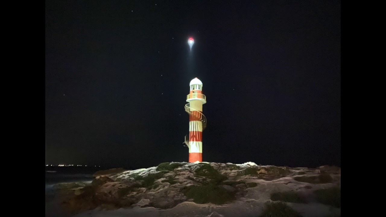 Brightest flashlight is hovering over abandoned lighthouse in Mexico ...