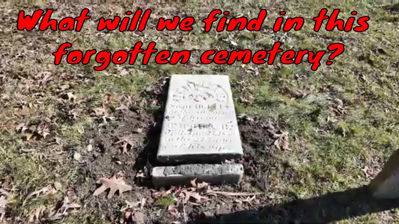 Exploring a Forgotten Family Cemetery with Interesting Graves - YouTube