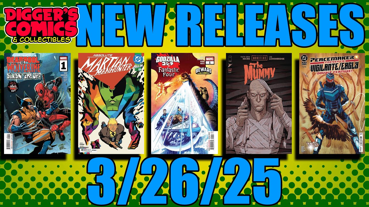 New Comic Book Releases for 3-26-2025! - YouTube
