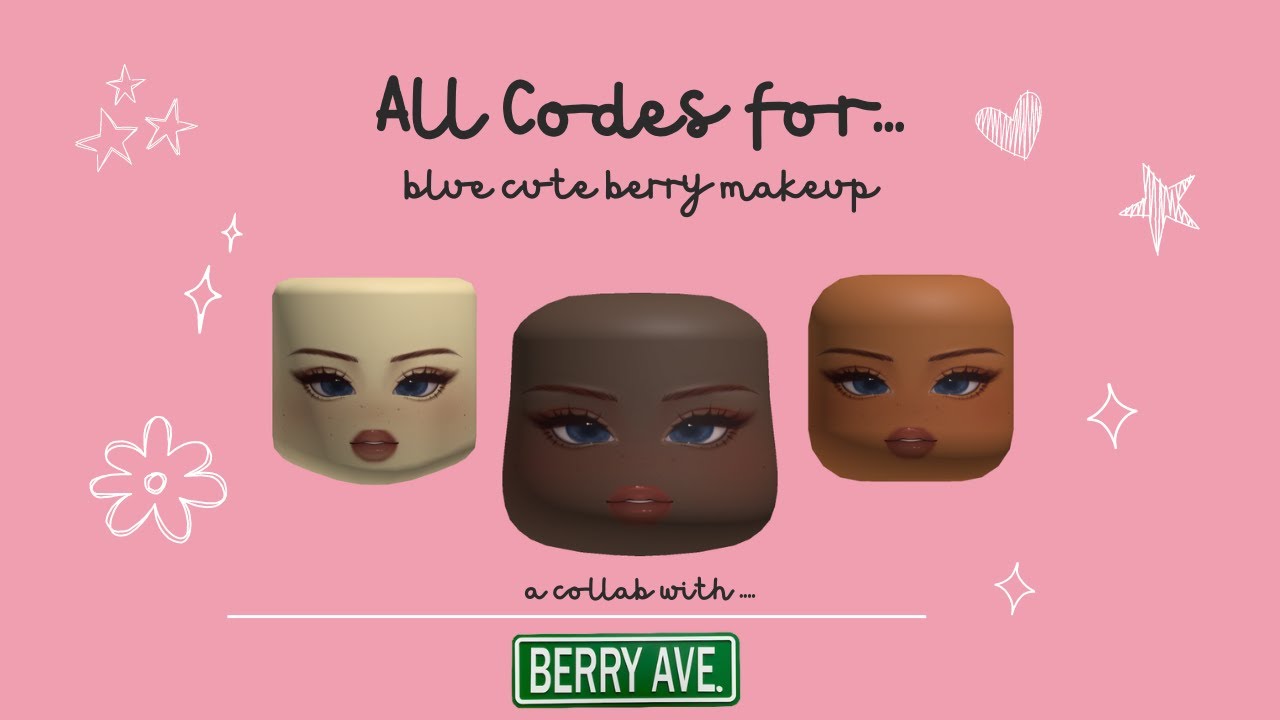 [🏠BERRY AVE COLLAB] All Codes for Cute Berry Makeup Blue Eyes - YouTube