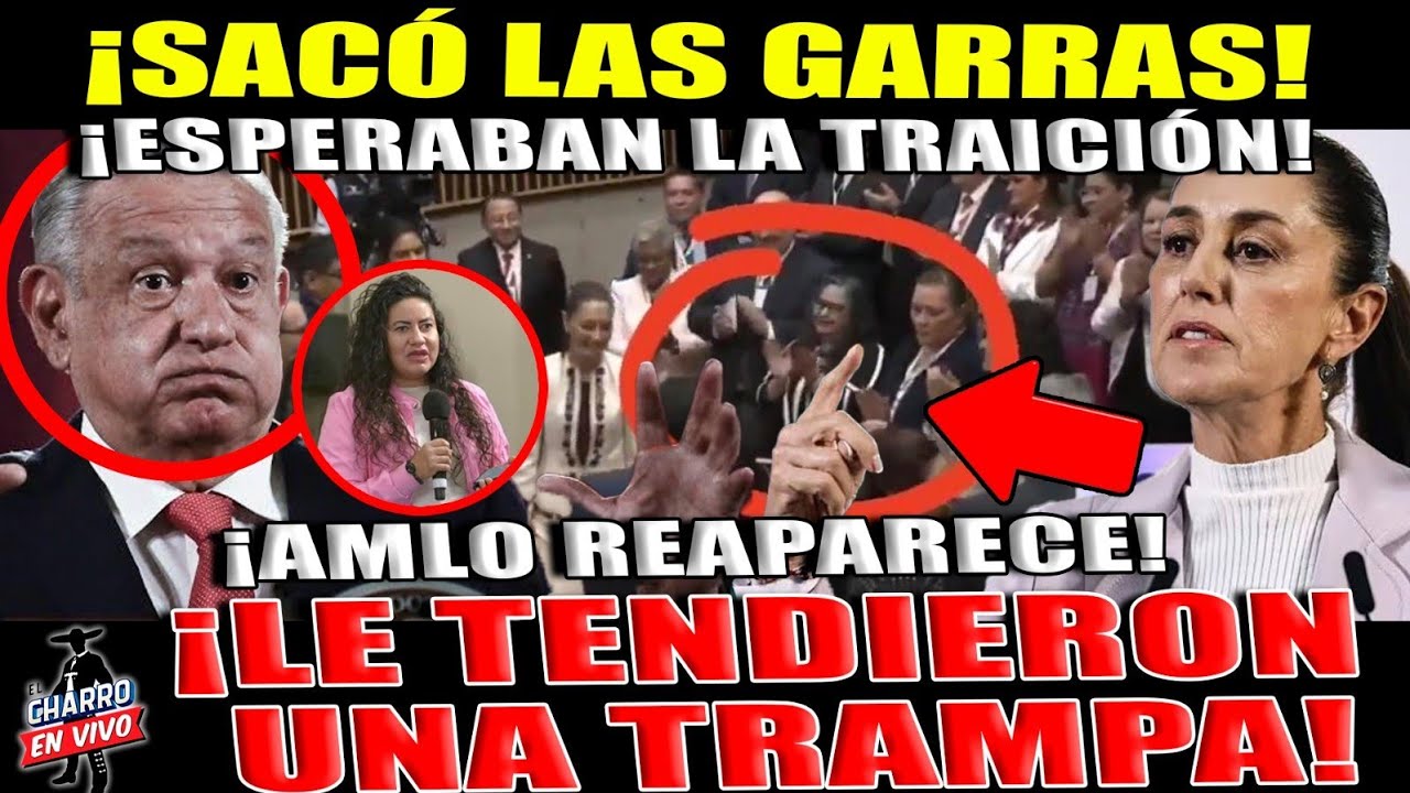 URGENTEEE!! LE TENDIERON UNA TRAMPA ¡CLAUDIA ASI REACCIONÓ! AMLO ...