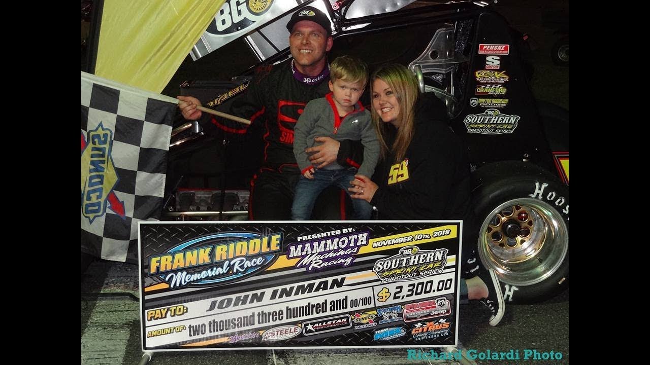 The Frank Riddle Memorial, Citrus County Speedway, 11-10-2018 - YouTube