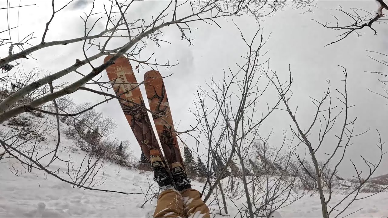 Classic deer valley powder day - YouTube