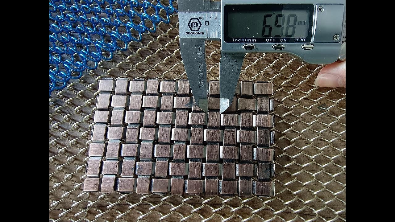 Antique copper plated architectural wire mesh - Ideal for privacy ...