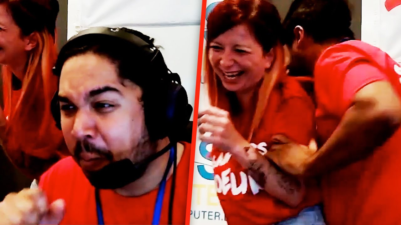 Seroths mange un bonbon au piment (il vomit) - YouTube