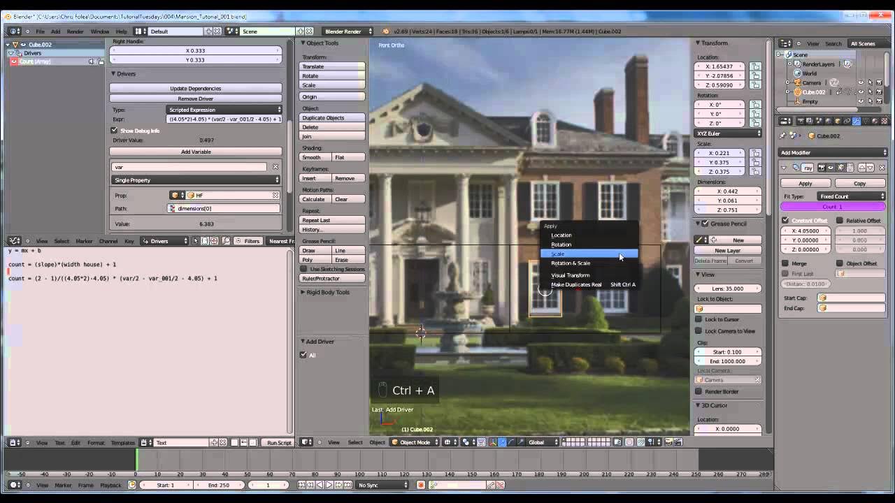 Tutorial Tuesdays Episode 004: Intro to Procedural Modeling - YouTube