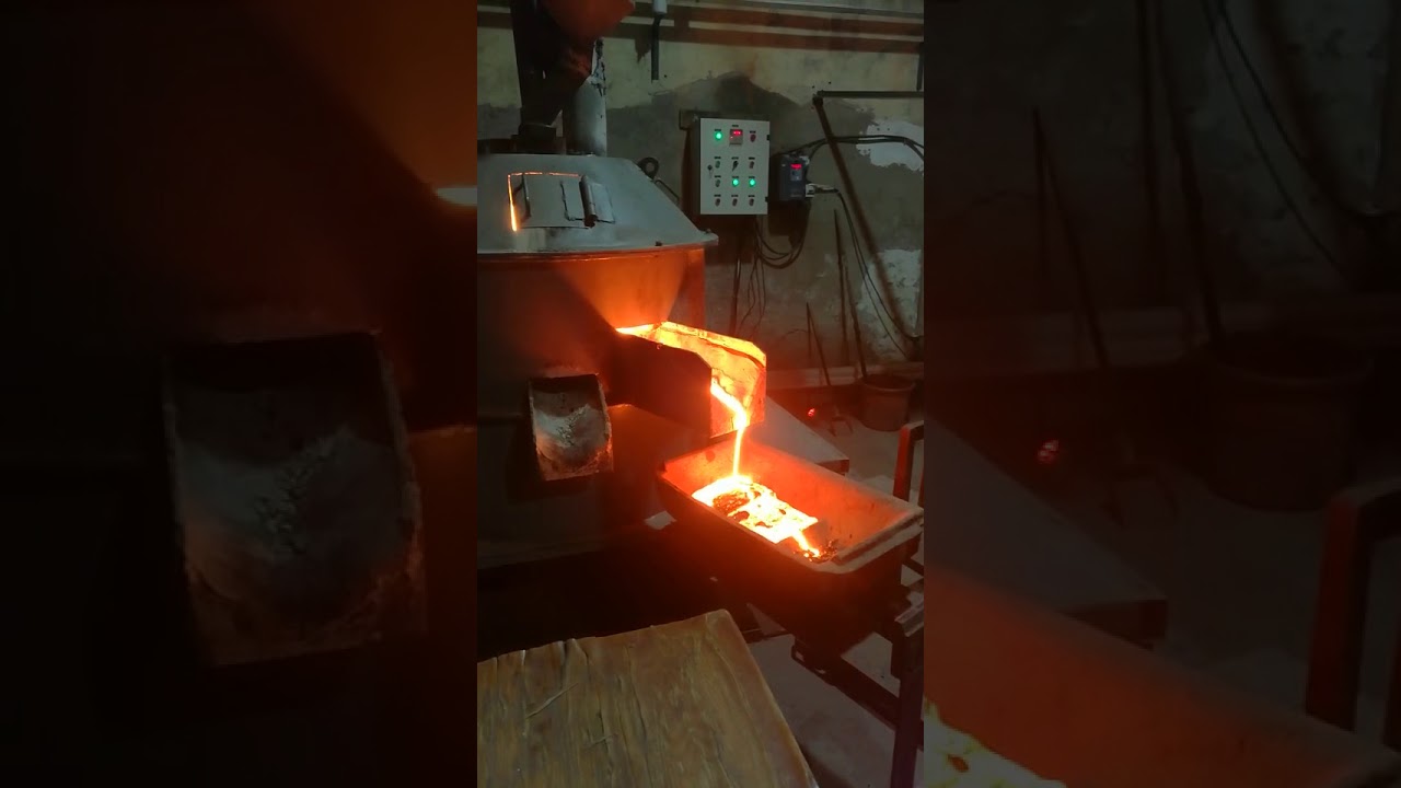 DC EAF liquid steel - YouTube