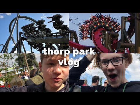 Thorp park vlog jayden/Ryan - YouTube