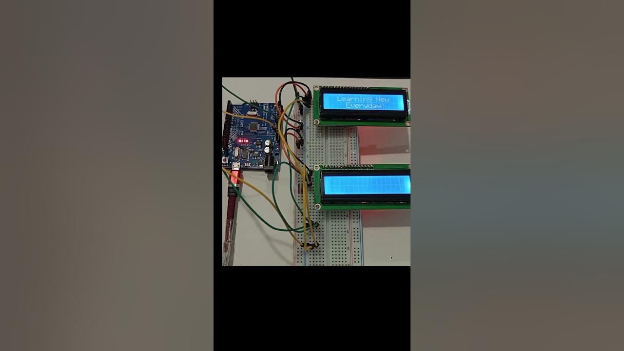 Multiple Lcd Display Using I2c And Arduino Arduinouno I2clcd Arduinoproject Arduino Coding