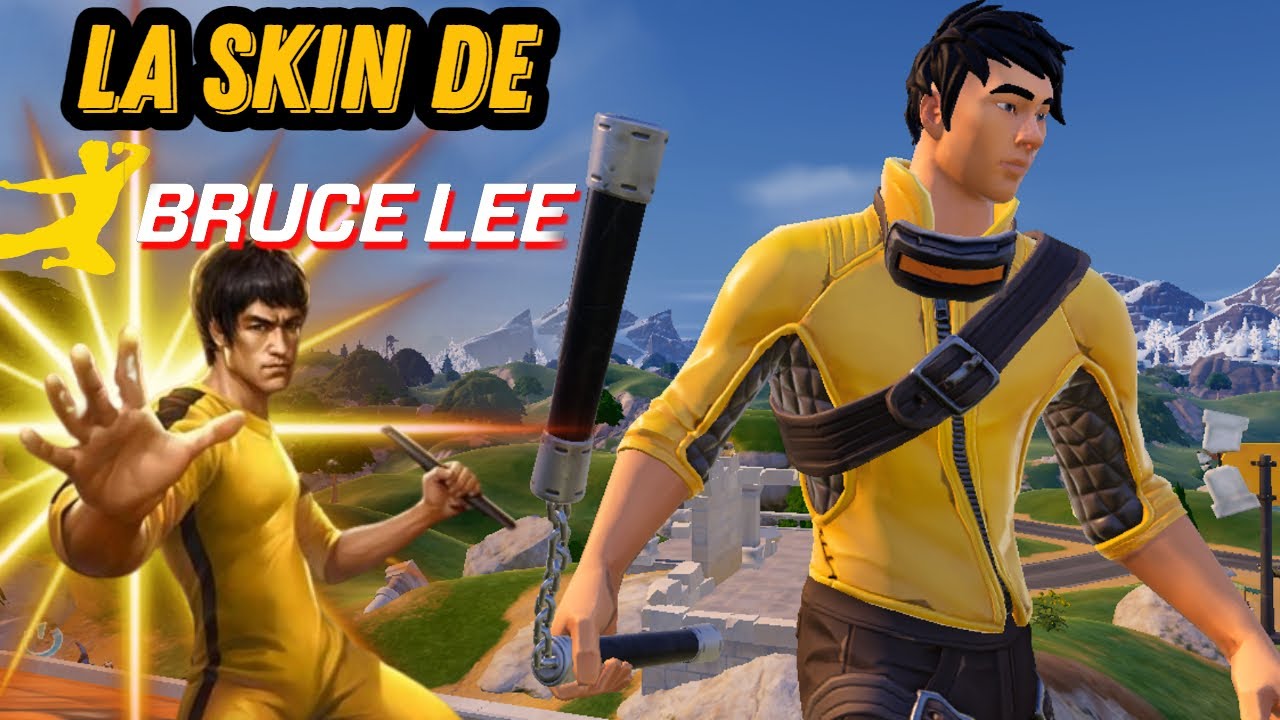 La skin de Bruce Lee en FORTNITE - YouTube