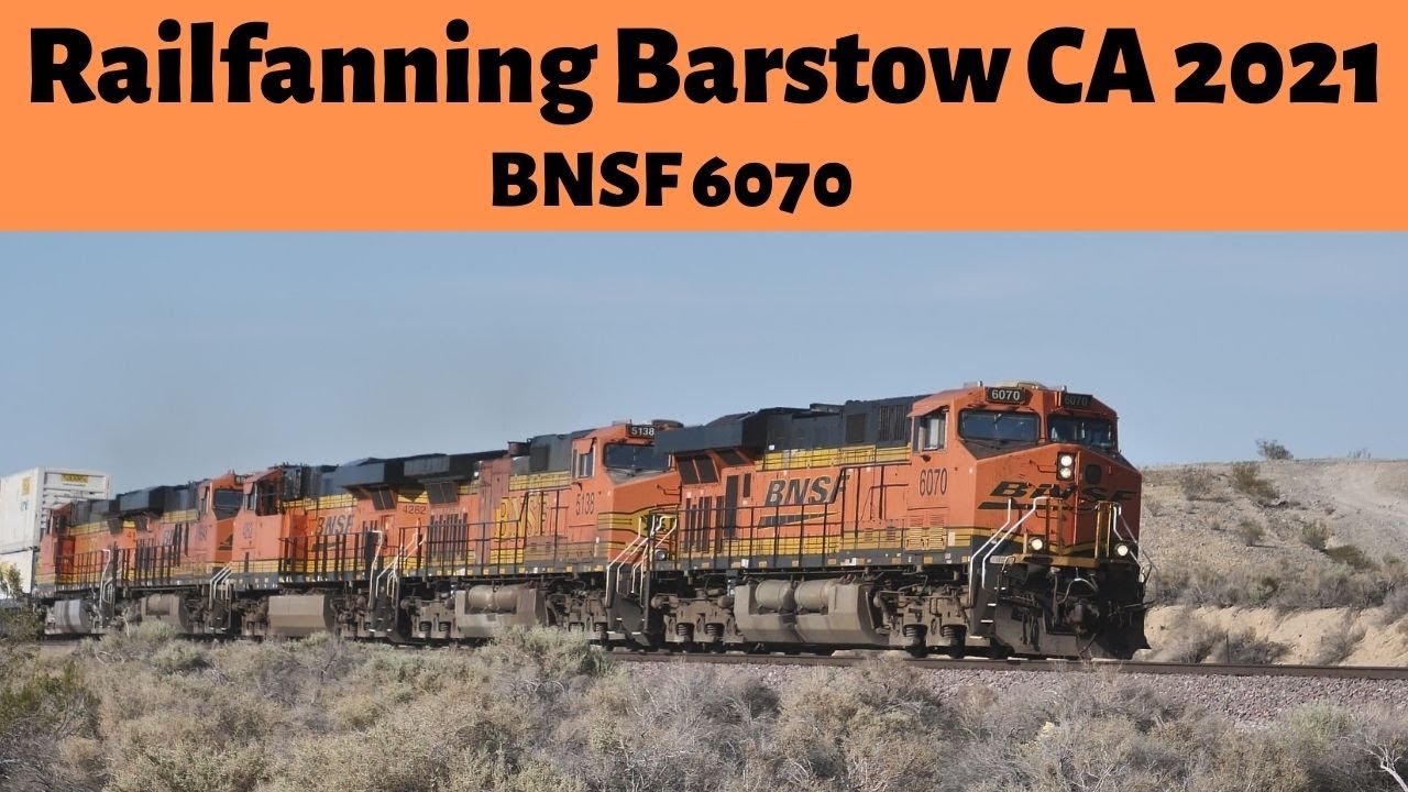 Railfanning 2021 Intermodal Train BNSF 6070 Z-LACNYC7-30 - YouTube