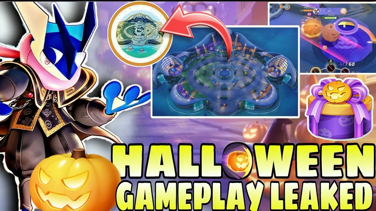 HALLOWEEN MODE GAMEPLAY LEAKED 😍 - UPCOMING POKEMON UNITE HALLOWEEN ...