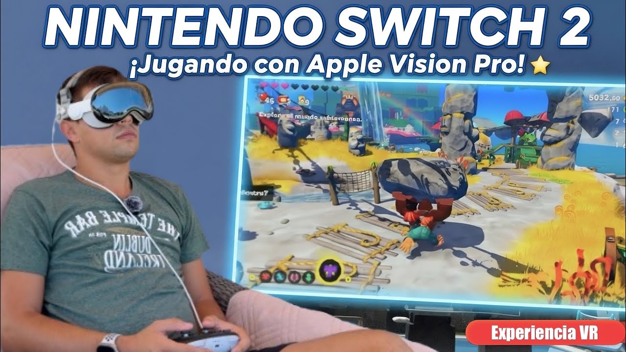 Nintendo Switch 2 + Apple Vision Pro = ¡La experiencia definitiva! 🤯🎮 ...