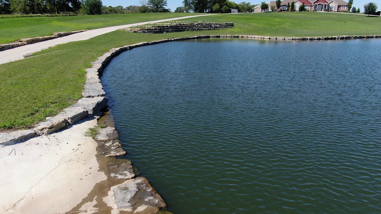 Pond in Clay County, MO - YouTube