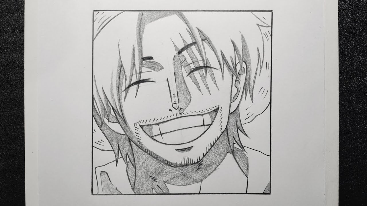 Cómo dibujar a SHANKS paso a paso [ ONE PIECE ] - YouTube