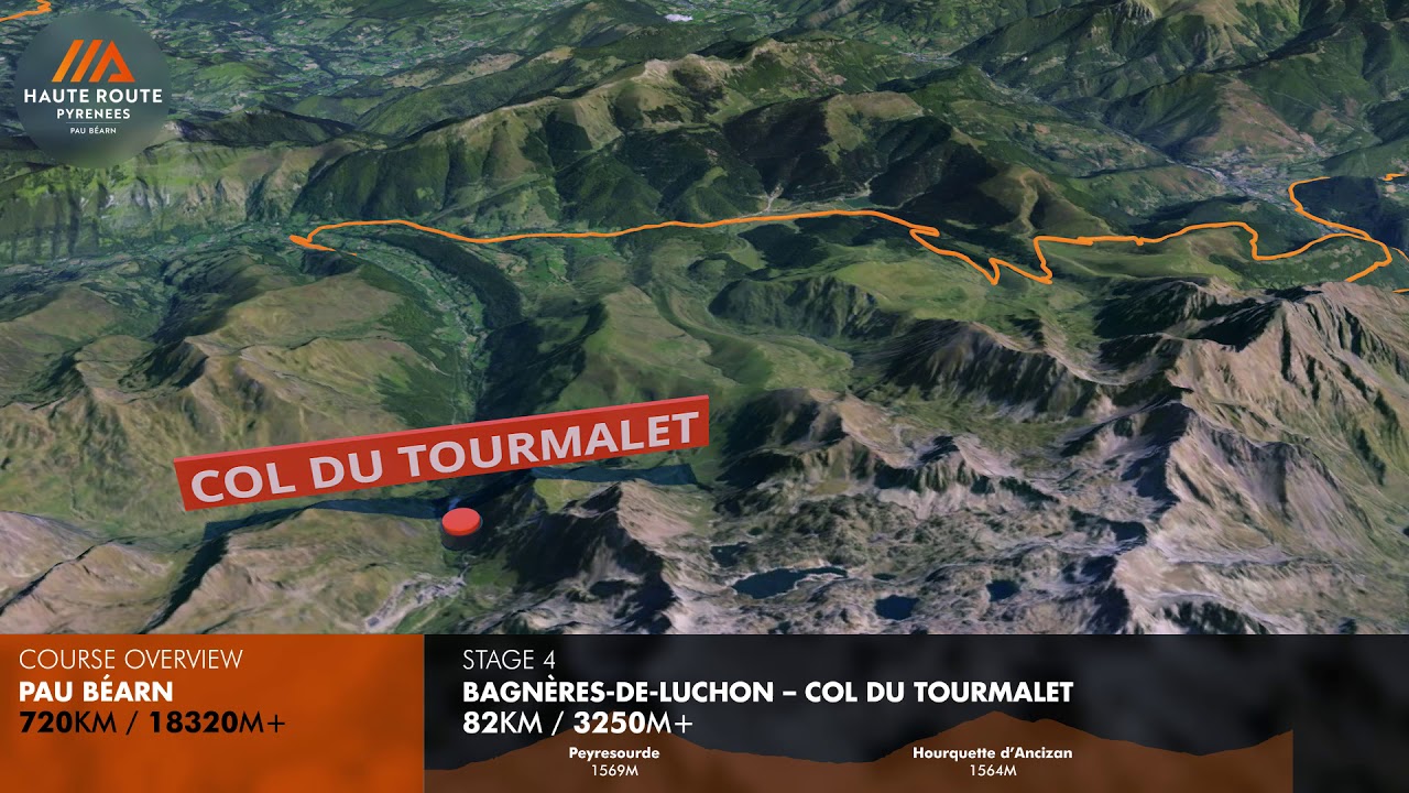 Haute Route Pyrenees 2019 Course Fly-through - YouTube