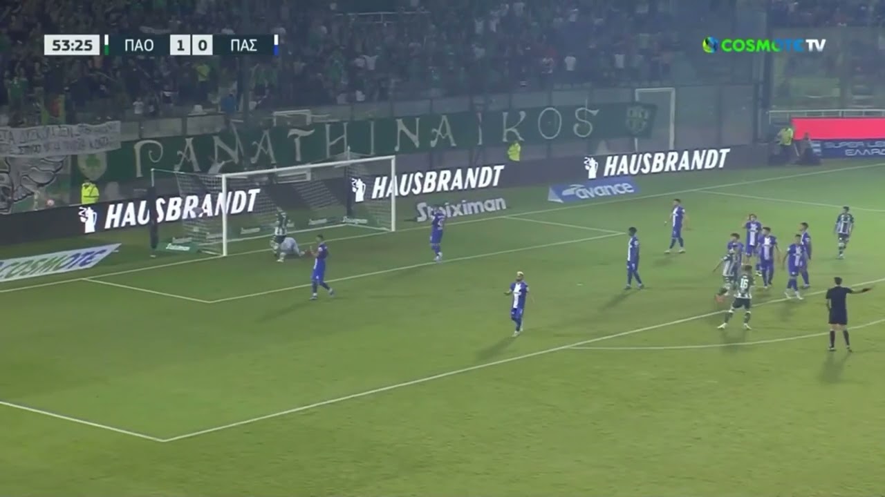 Παναθηναικος - πας γιαννινα 3-0 - YouTube