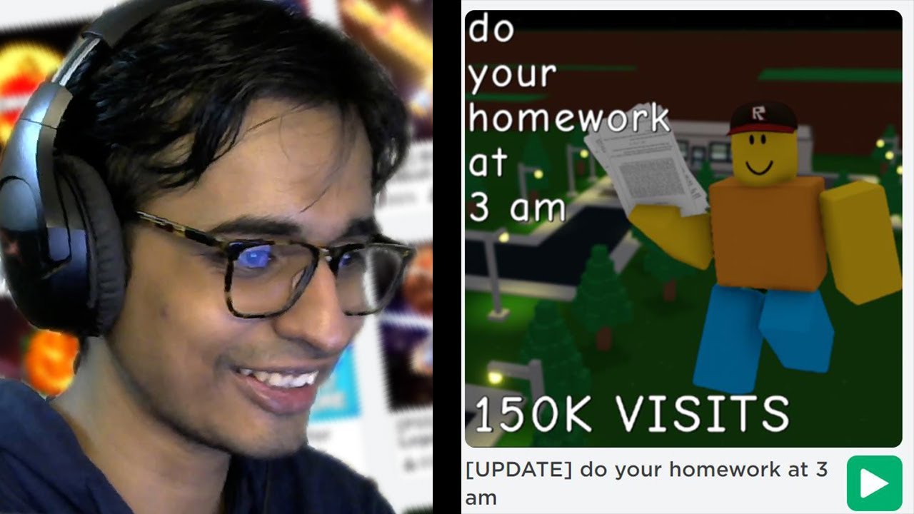 3 AM Roblox Games at 3 AM - YouTube
